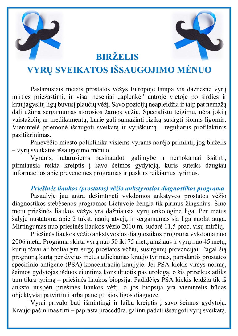 Naujienos - VšĮ Panevėžio miesto poliklinika